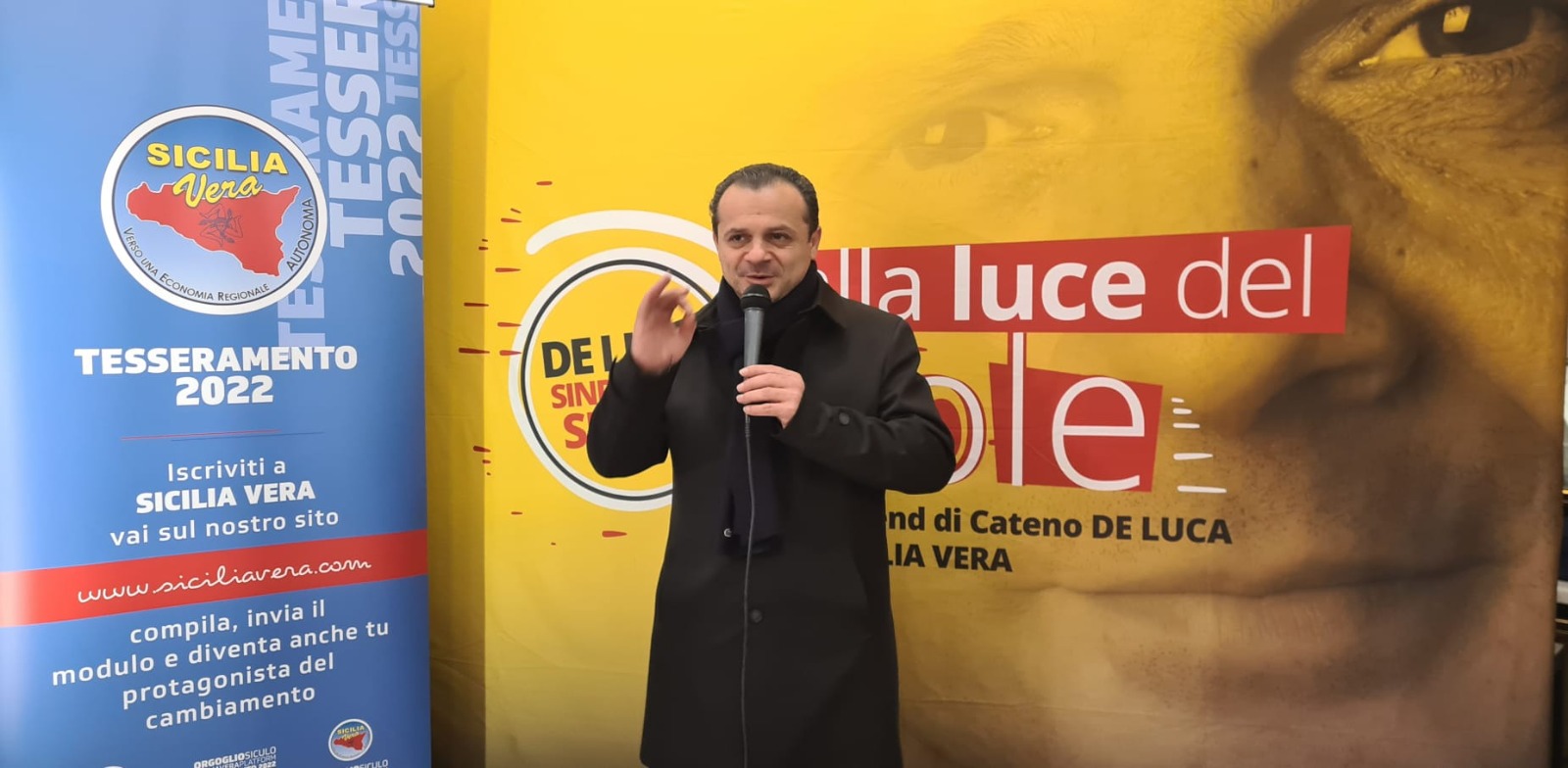 Caltanissetta, il candidato alla presidenza della Regione Cateno De ...