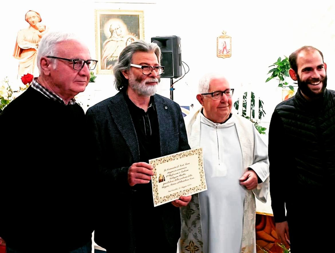 San Cataldo. Il maestro Calogero Barba ha donato alla Chiesa Sant'Anna ...