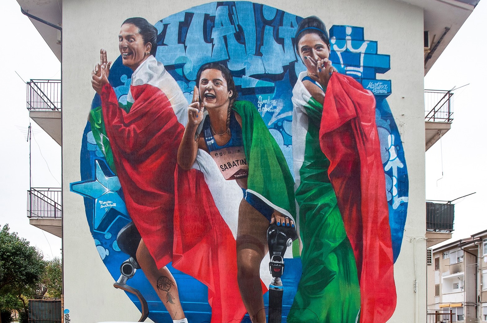 Serradifalco. A Taranto realizzato murales dall'artista Giulio Serradifalco. A Taranto realizzato murales dall'artista Giulio