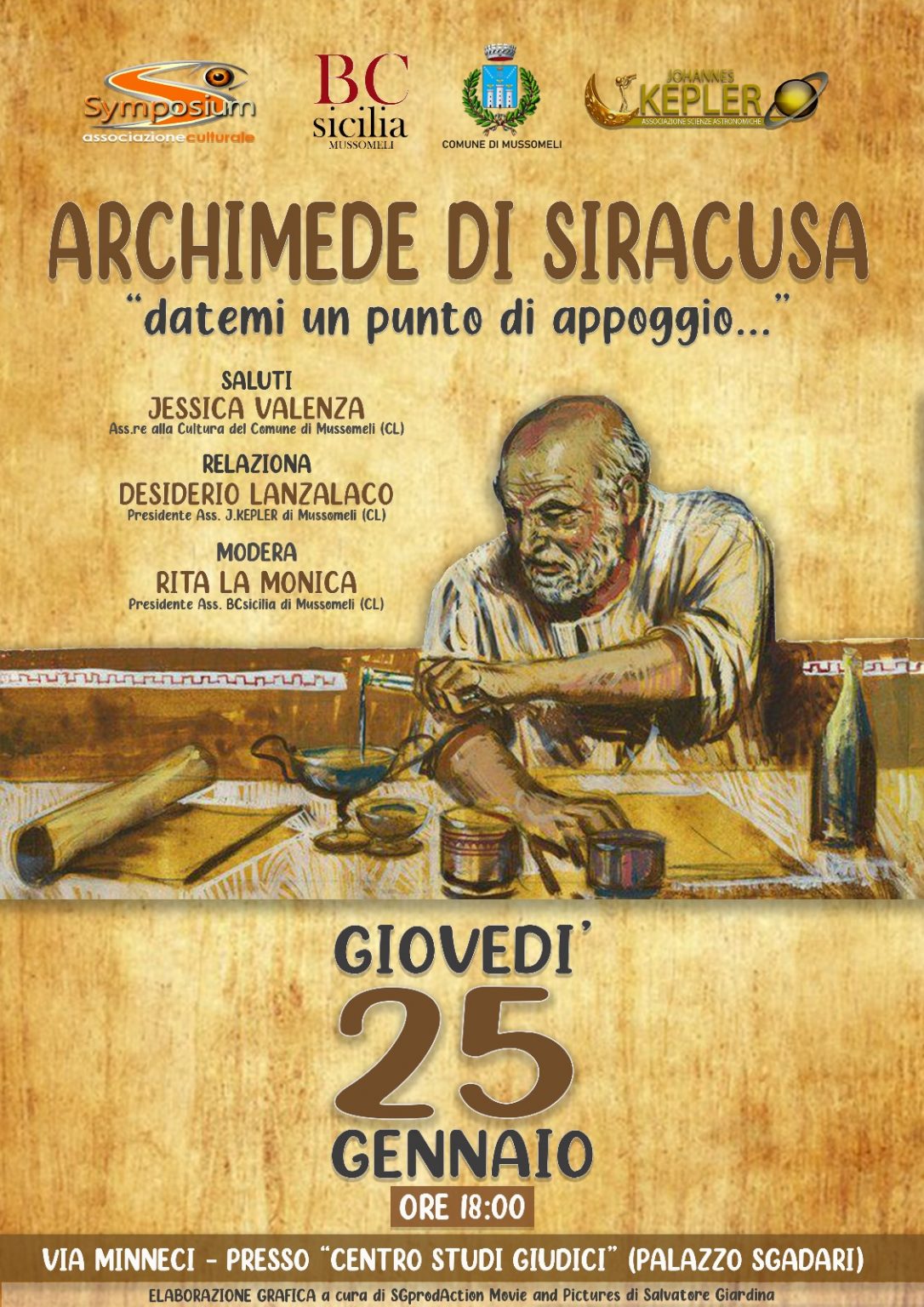 Mussomeli, incontro Culturale su Archimede di Siracusa presso il ...