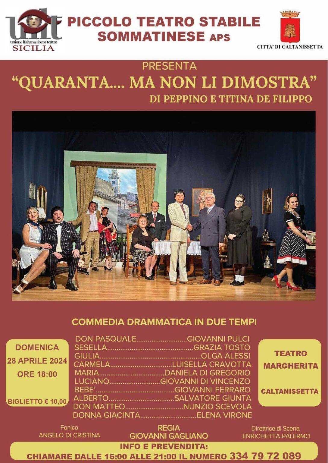 Caltanissetta. Al teatro Regina Margherita in scena “Piccolo Teatro ...