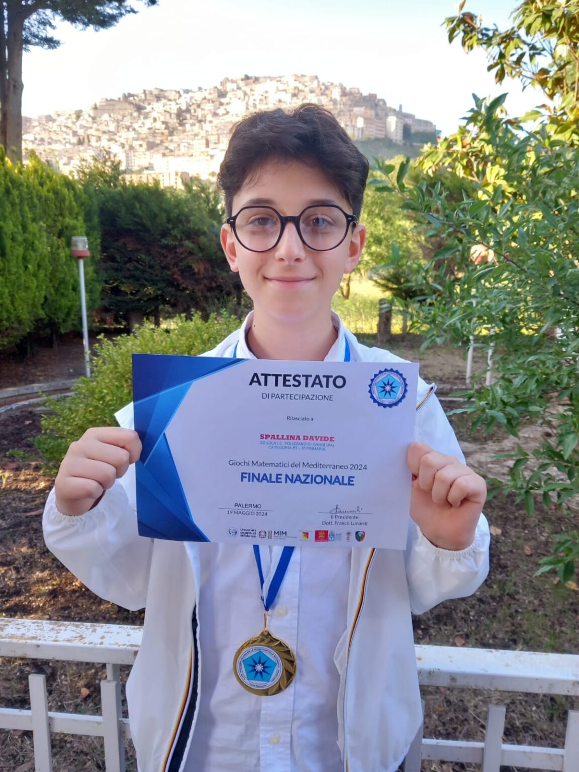 Gangi ha il suo genio della matematica: Davide Spallina tra i 12 ...