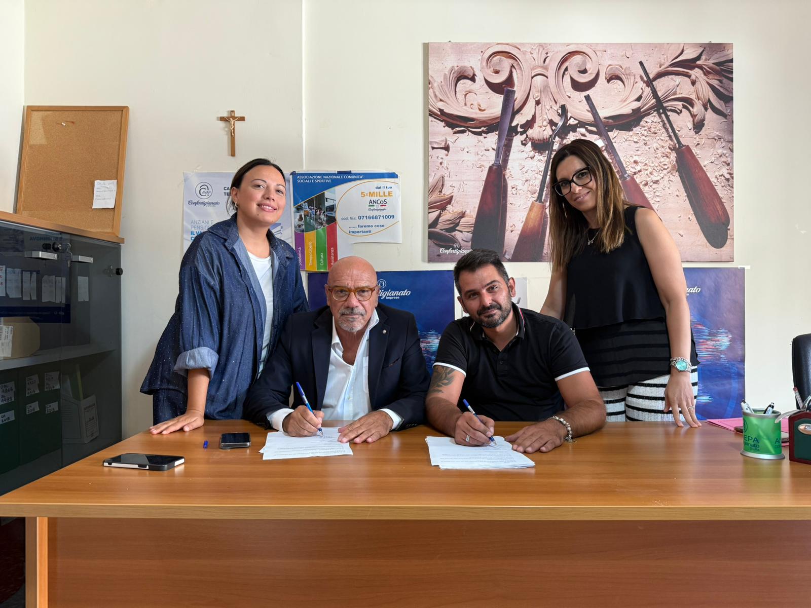 Da-sinistra-Guendalina-Ruvio-Antonio-Ruvio-Marco-Spiaggia-e-Maria ...