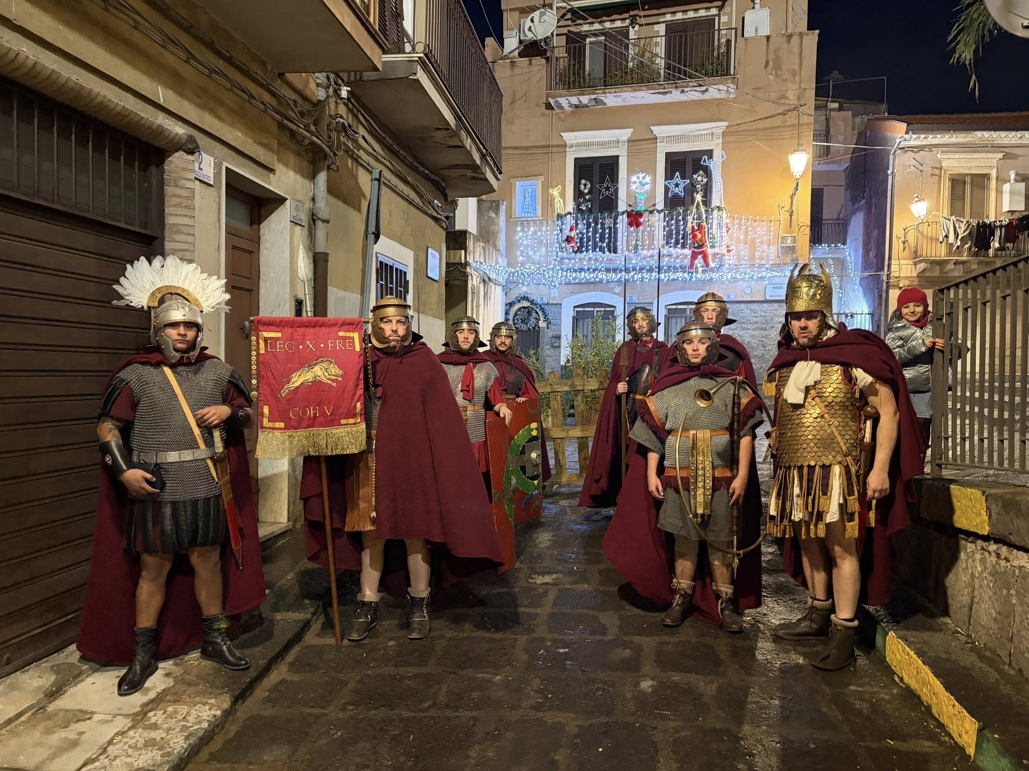 San Cataldo. Gran successo per la Legio X Fretensis al Presepe vivente ...